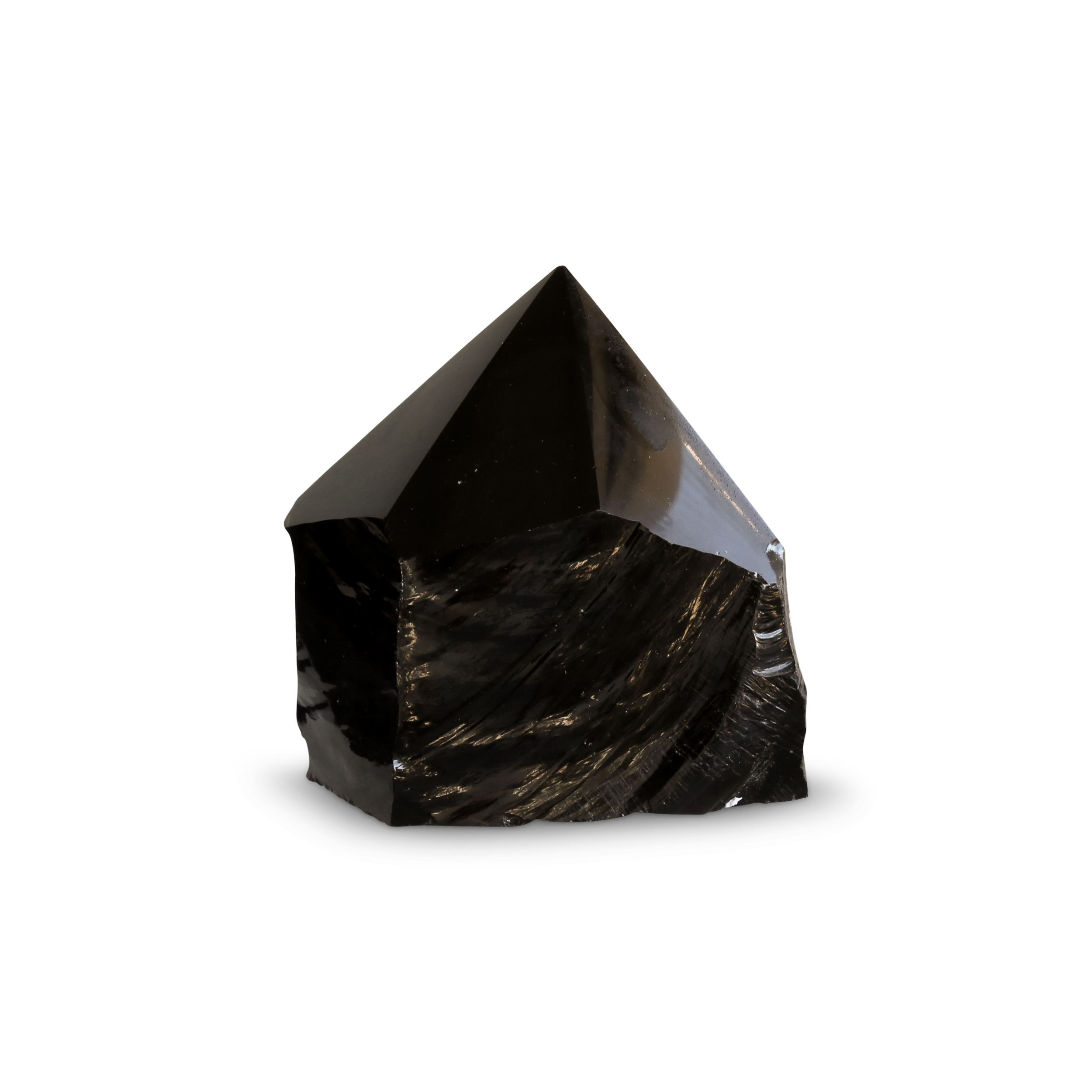 Minerals - Black Obsidian Polished Point Large | exhibit art + object