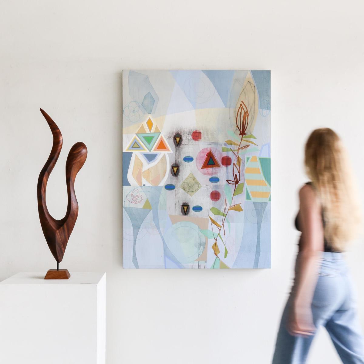 4 Artists Who Explore Line, Shapes and Symbols | exhibit art gallery