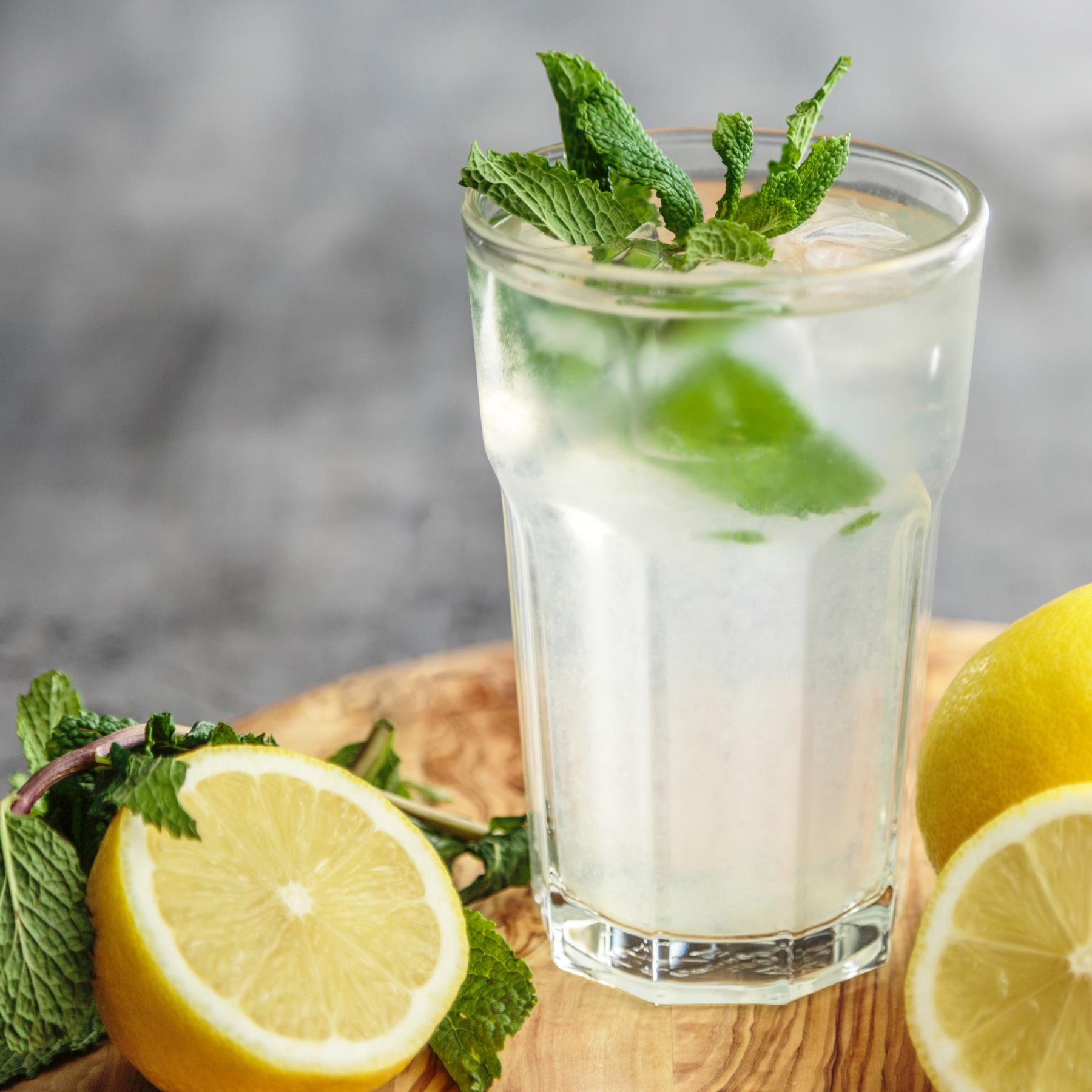 Drink | Non-alcoholic Dirty Lemon Tonic | exhibit art gallery