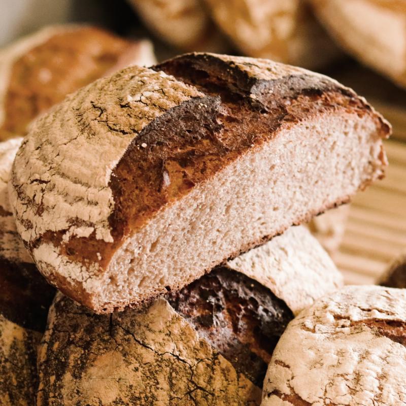 Georgia O'Keefe Farmhouse Rye Bread | exhibit art gallery