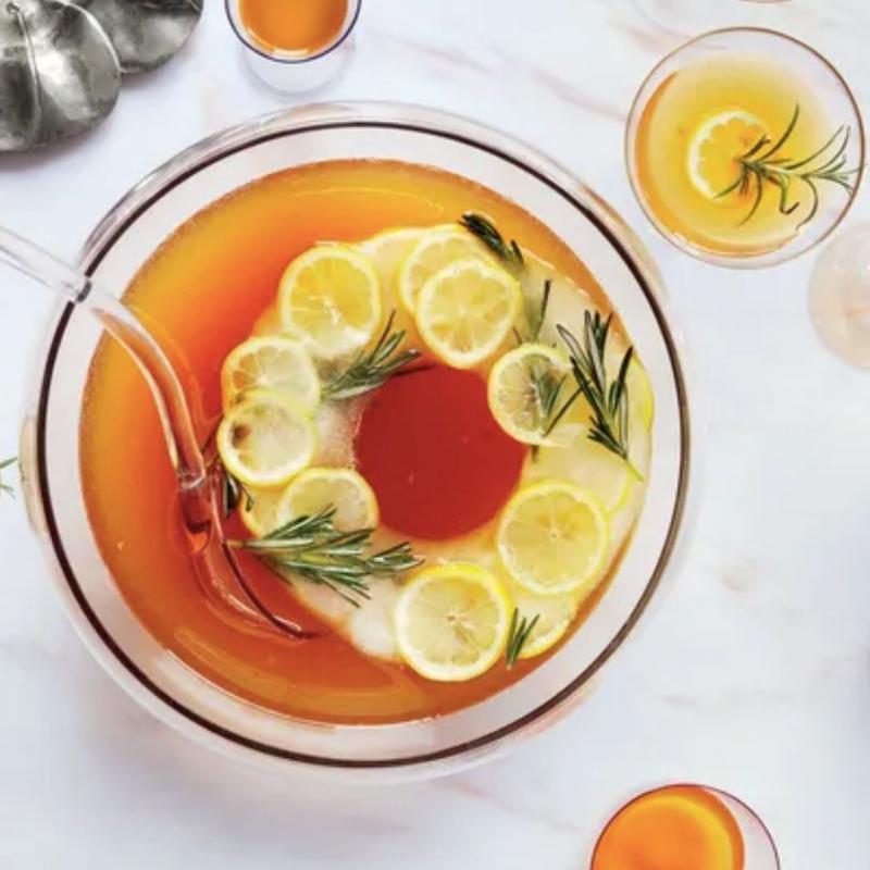 Earl Grey–Bourbon Punch | exhibit art gallery