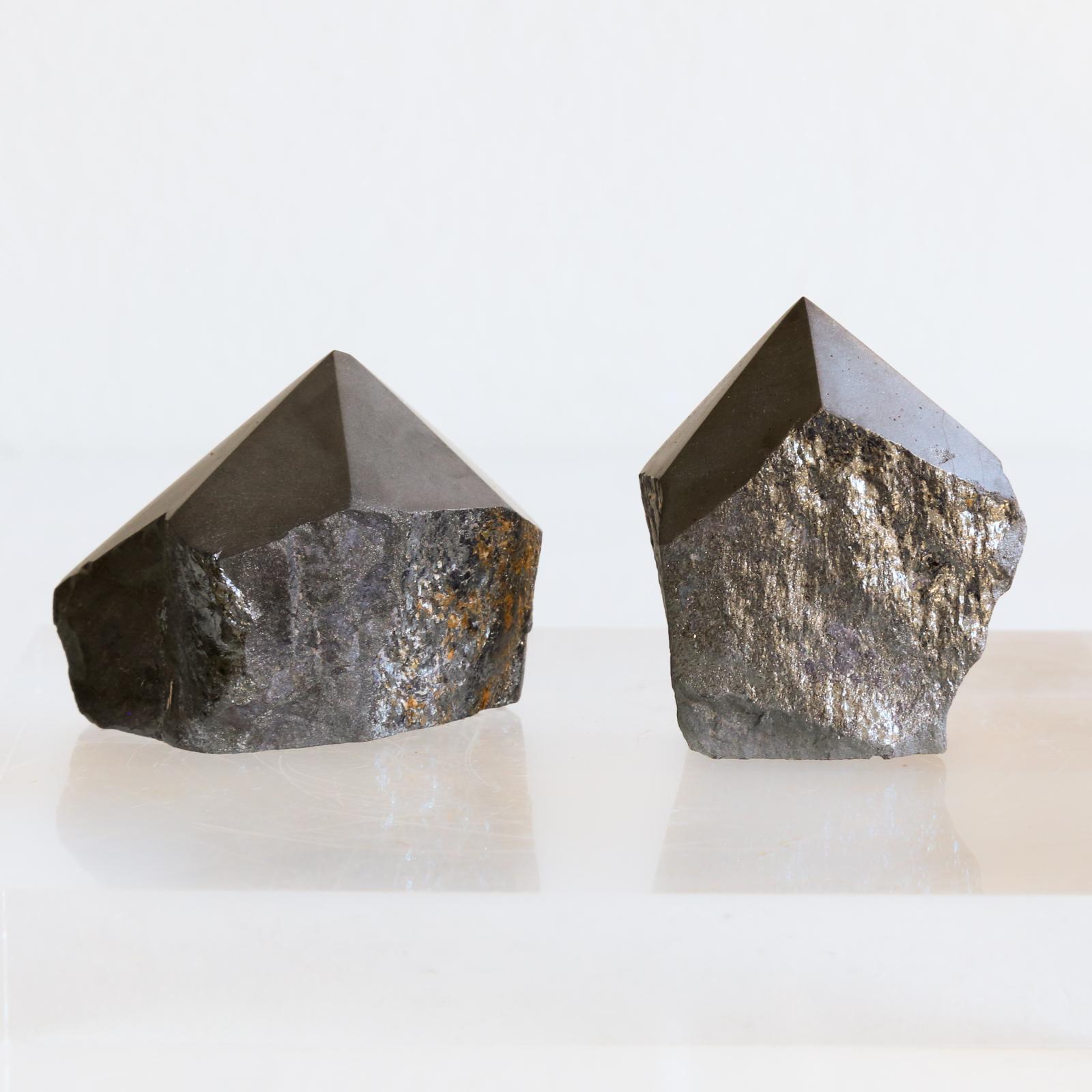 Minerals - Hematite Polished Point Small | exhibit art gallery