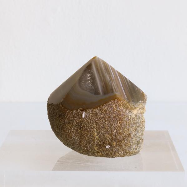 Minerals - Cut Base Agate Point | exhibit art gallery