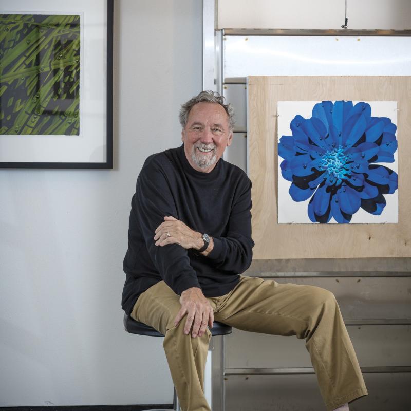 George Dombek - Oklahoma Barn with Truck | exhibit art gallery
